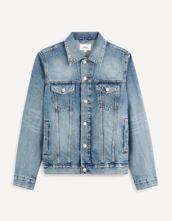 Celio Denim Jacket Gudens - Men's