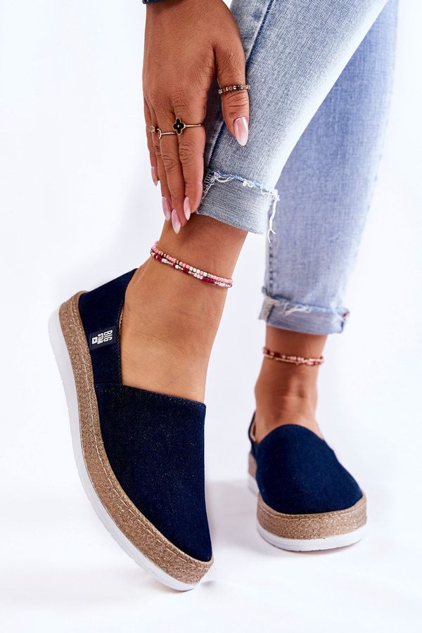 Ženske espadrile BIG STAR SHOES Navy Blue